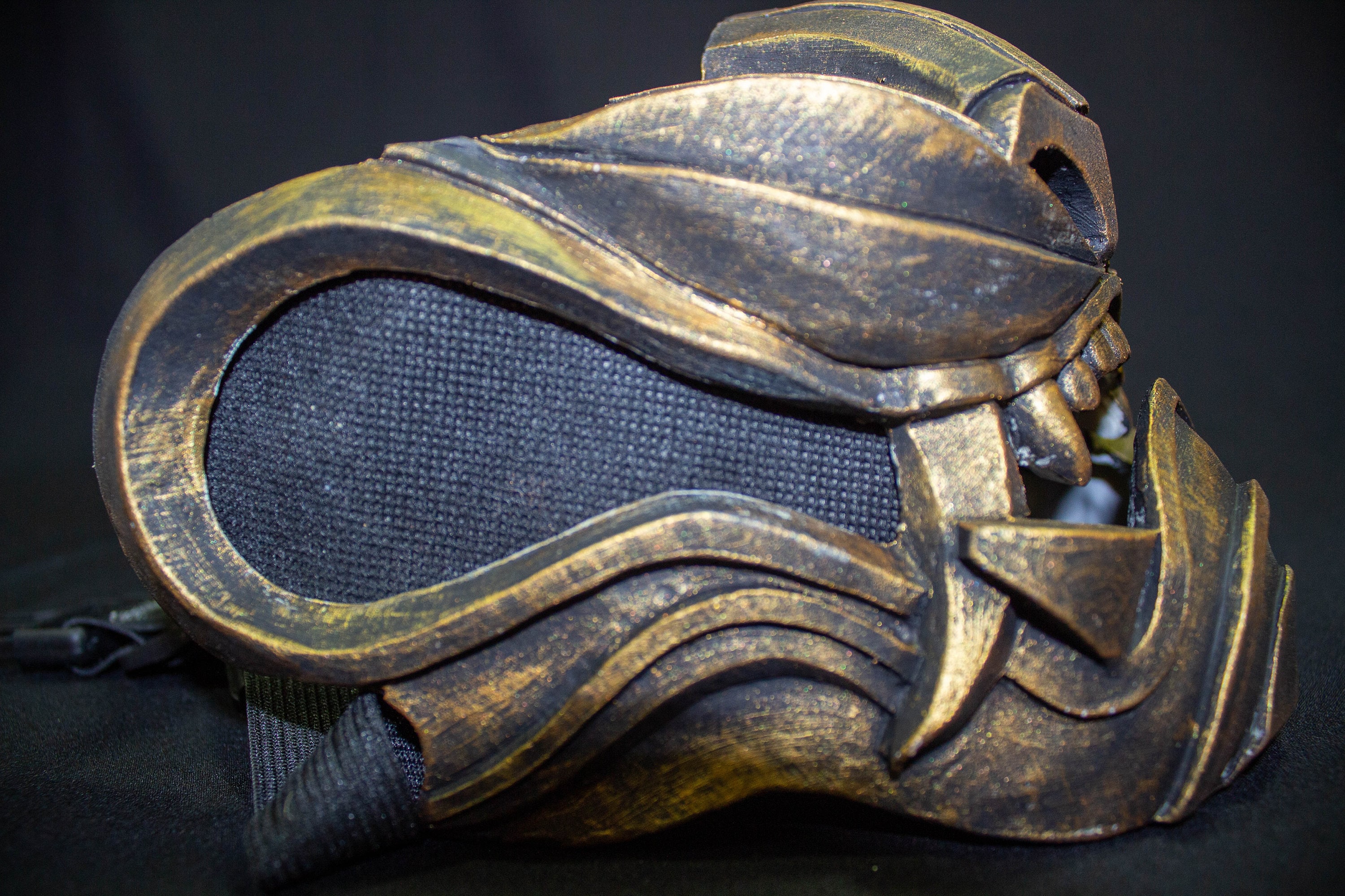 Lion Oni Mask Half Face Samurai Armor - Etsy UK