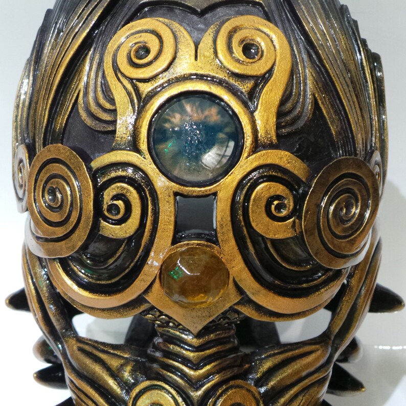 Mask Black Golden Lion Wind Lion Mask Samurai Samurai Armor | Etsy