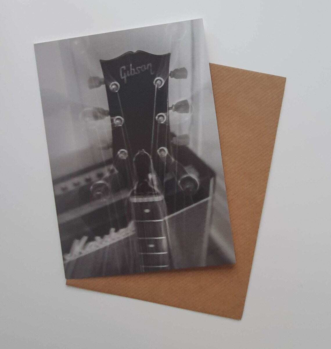 Gibson guitar card / Gibson / Card for guitarist / Card for | Etsy