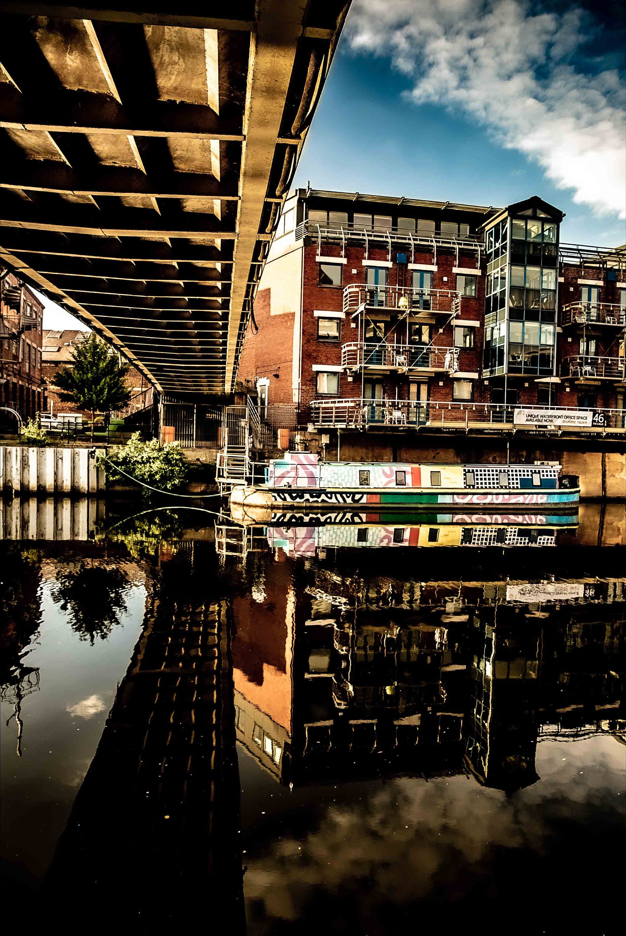 Leeds Clarence Dock Reflection / Leeds Art / Home Interior Design ...