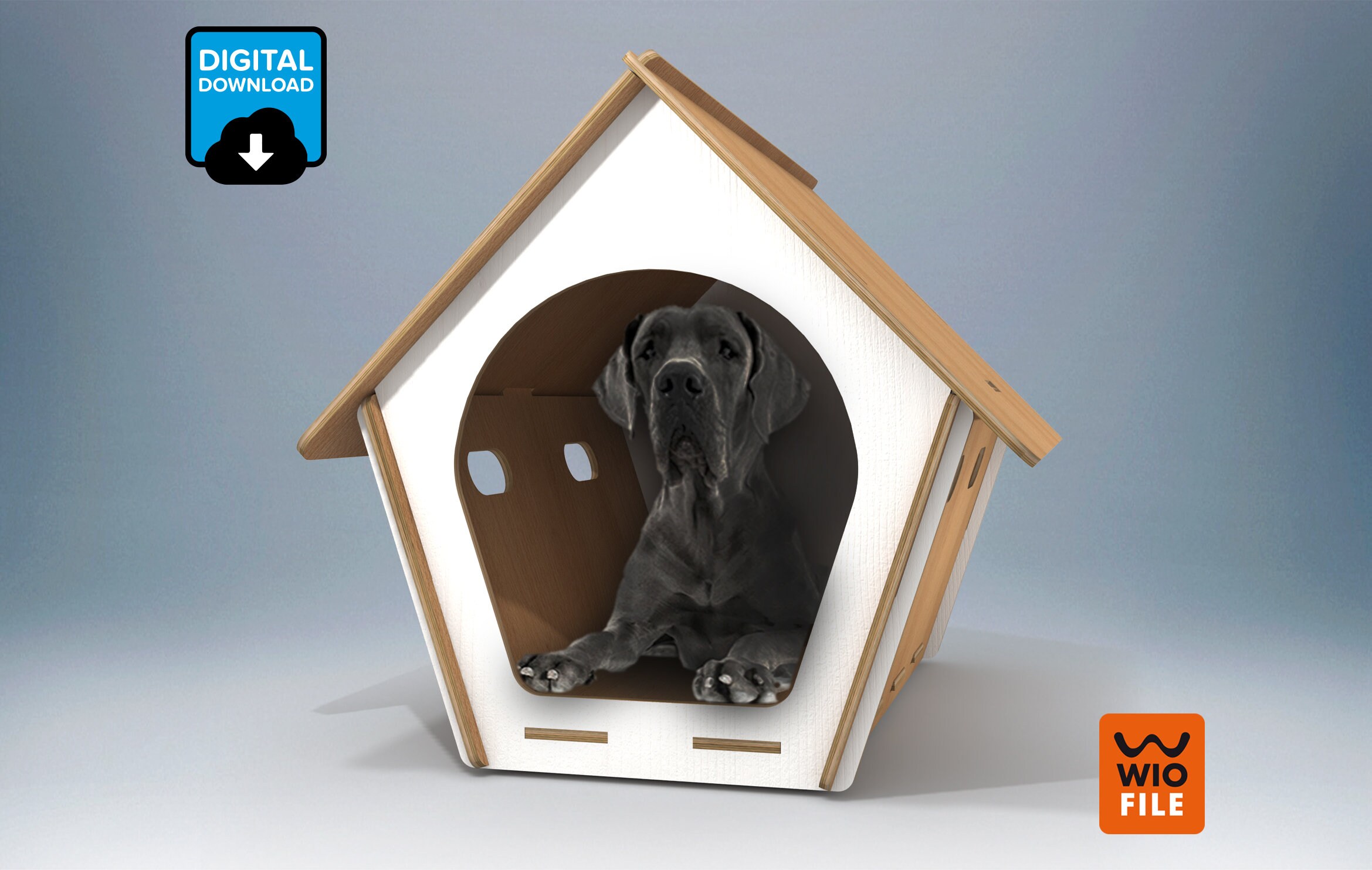 Dog House SVG / DXF Files for Cnc Router Laser Cutting and - Etsy Canada