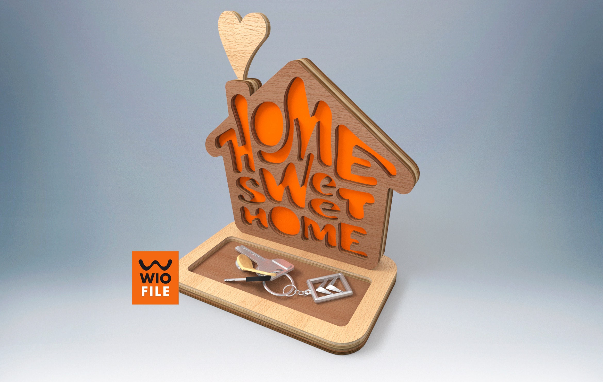 KEYS HOLDER Download the Dxf Files for Cutting and Get an - Etsy