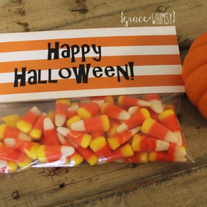 Pumpkin Teeth Treat Bag Topper {printable} - Etsy