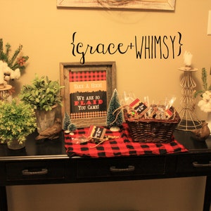 Lumberjack / Camping / Buffalo Plaid / Winter Onederland Party Bundle ...