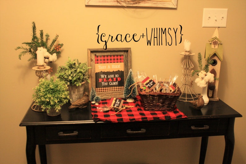 Lumberjack / Camping / Buffalo Plaid / Winter Onederland Party Bundle ...