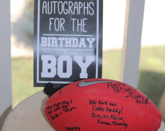 2 Football Party Printable Signs {digital} Penalty Flags and Super Bowl ...