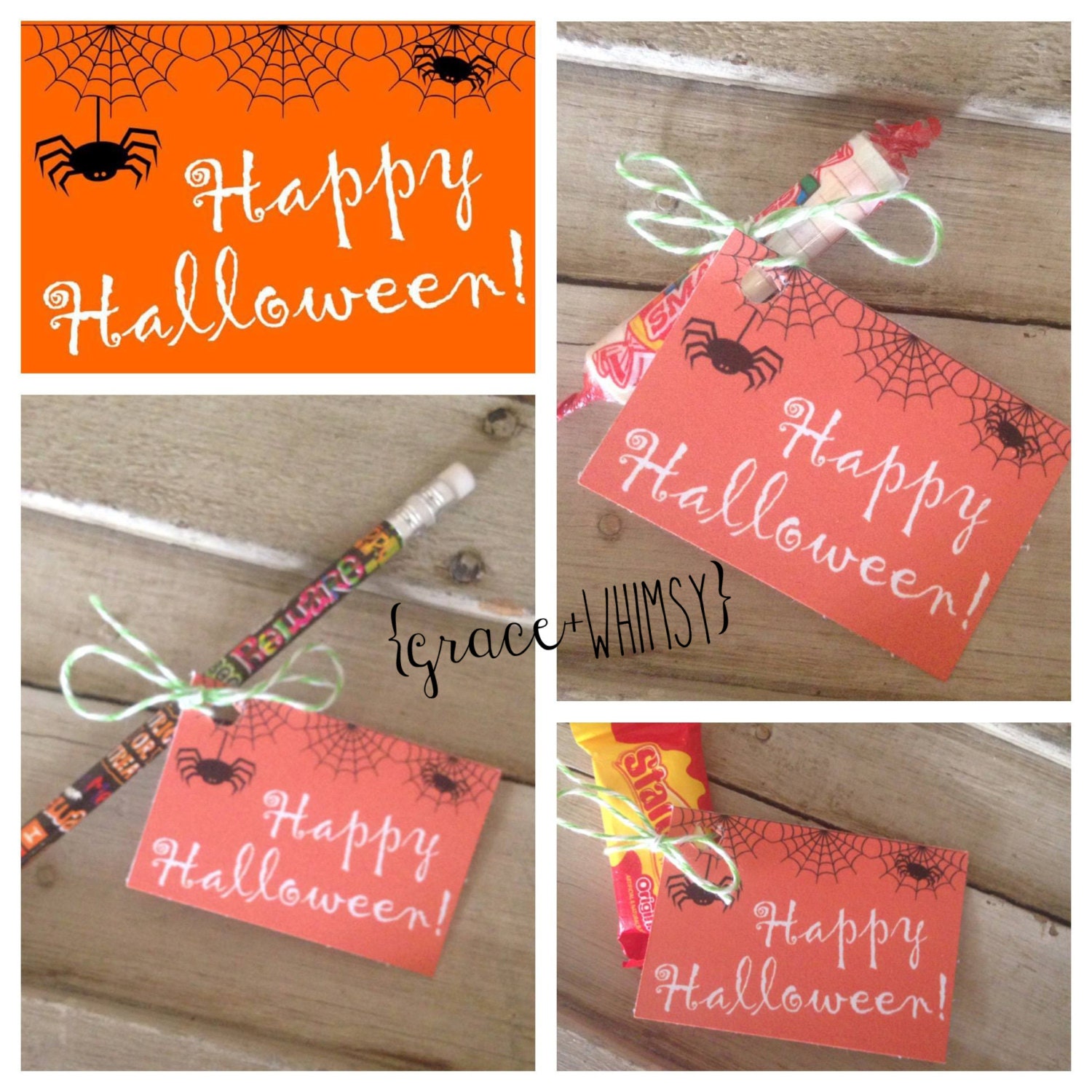 Halloween Treat/favor Tag printable - Etsy