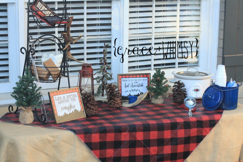 Lumberjack / Camping / Buffalo Plaid / Winter Onederland Party Bundle ...