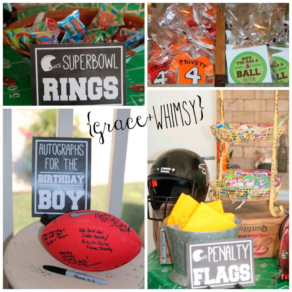 Autographs for the Birthday Boy Football Party Sign - Etsy Canada