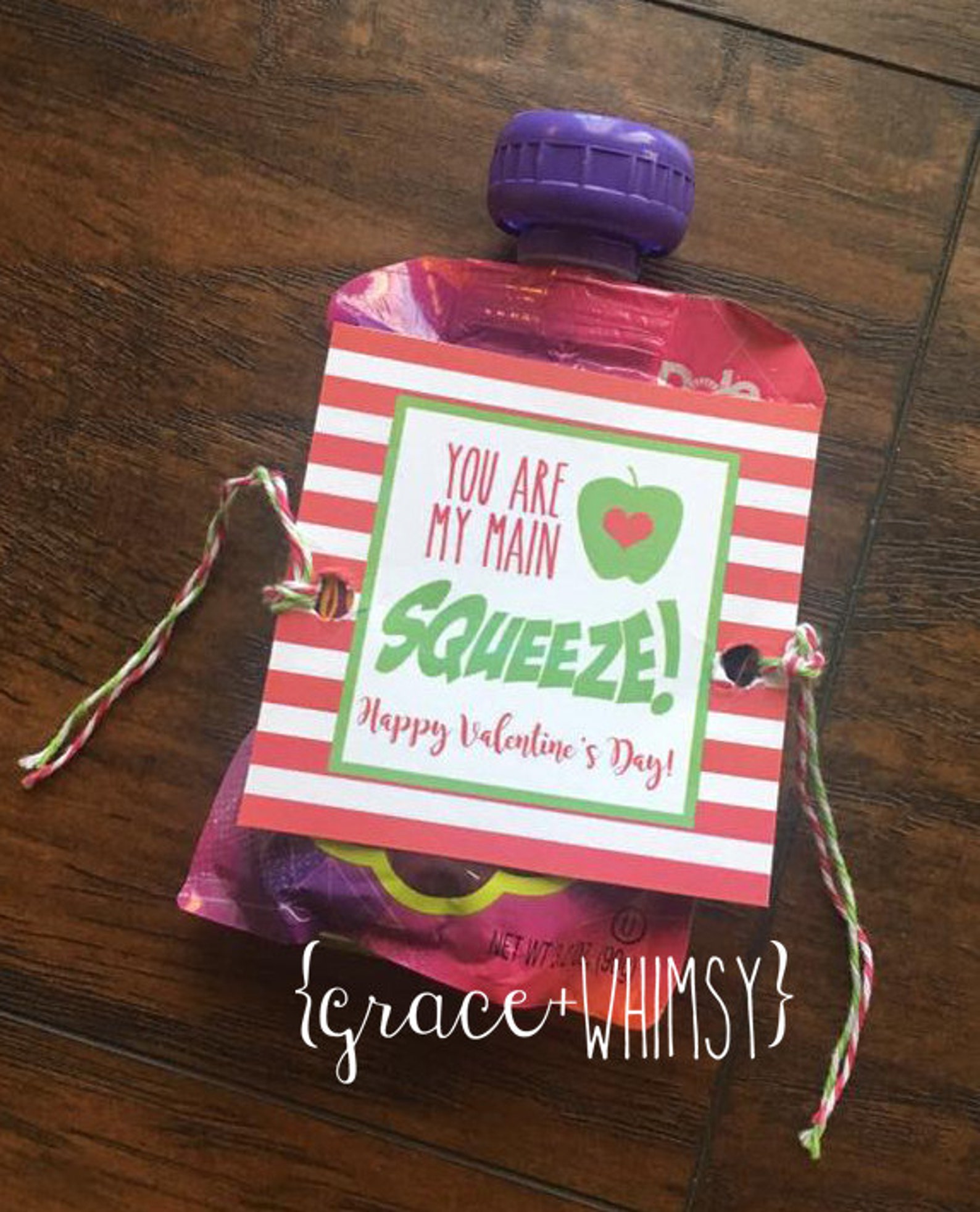 Applesauce Valentine Cards {digital, Printable} - Etsy