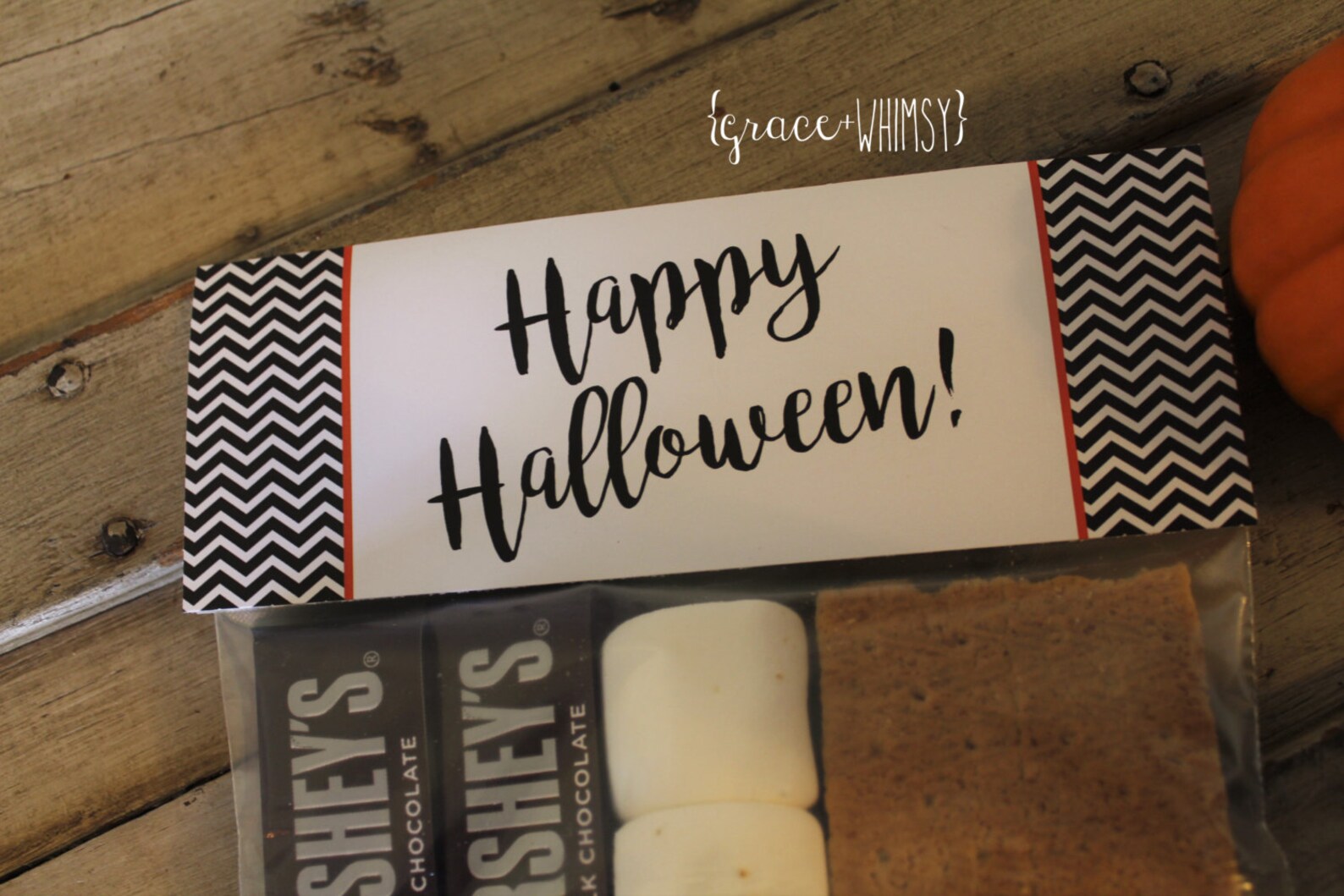 Trick or S'more Treats! Halloween Treat Bag Topper {printable} - Etsy