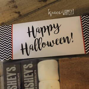 Trick or S'more Treats! Halloween Treat Bag Topper {printable} - Etsy