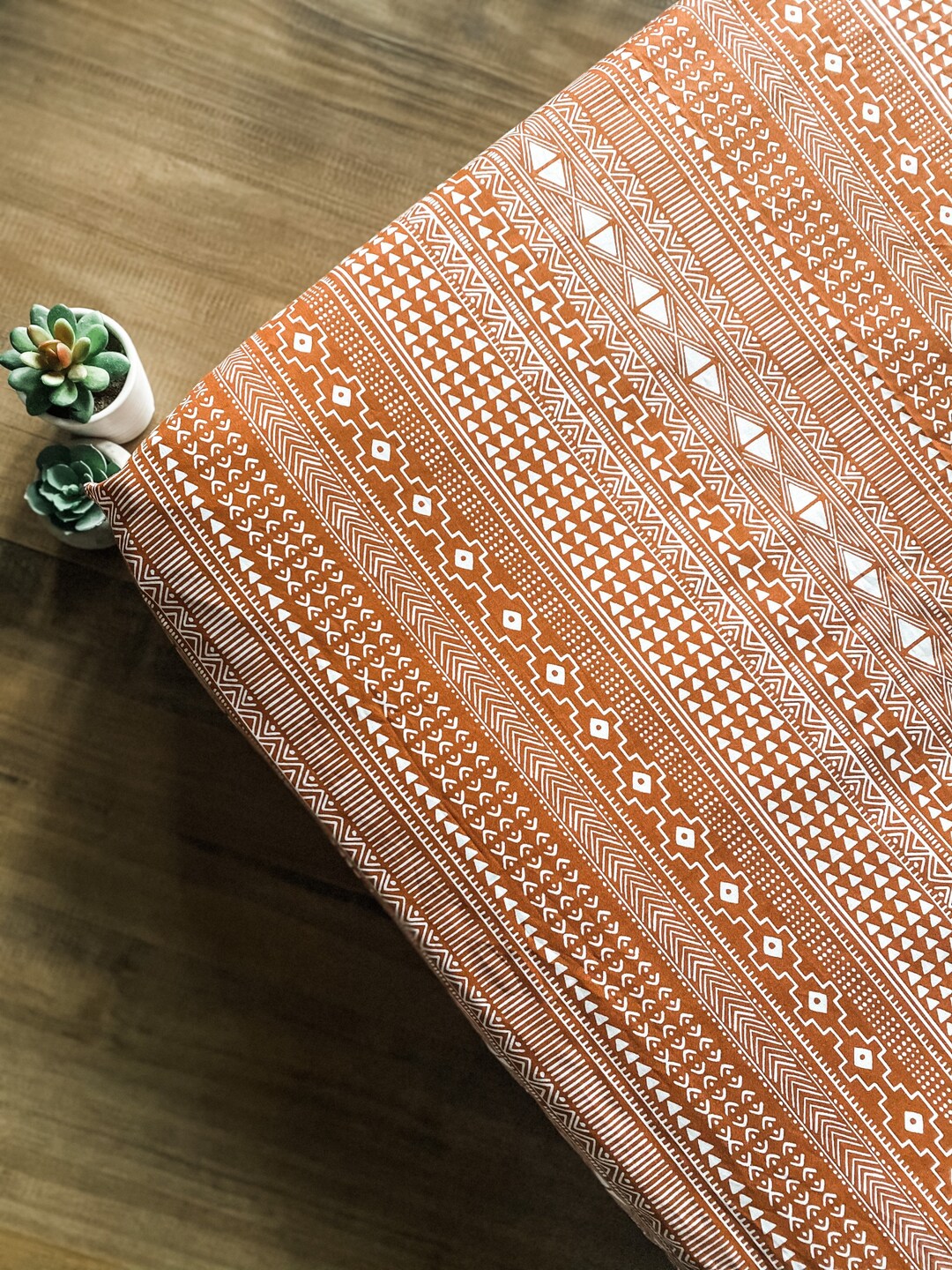 Orange/copper Geometric/aztec - Etsy