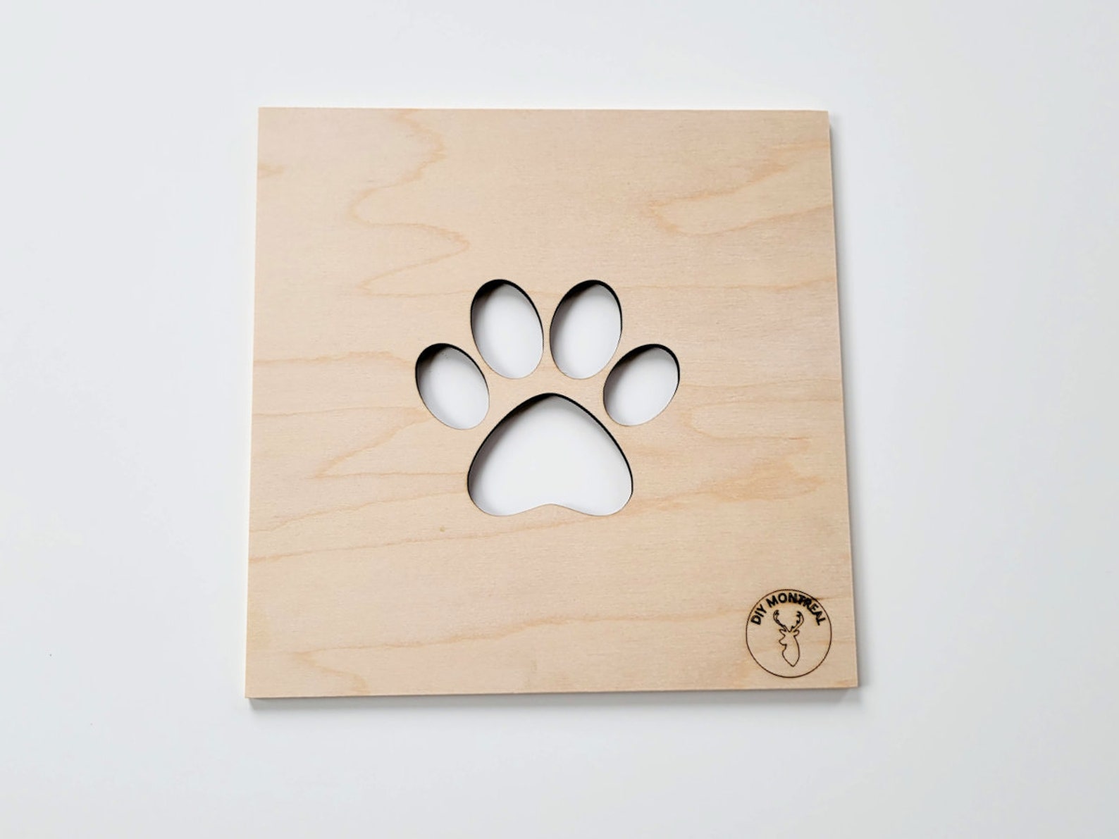 Paw Print Router Inlay Template Plywood Template for Creating Epoxy or ...