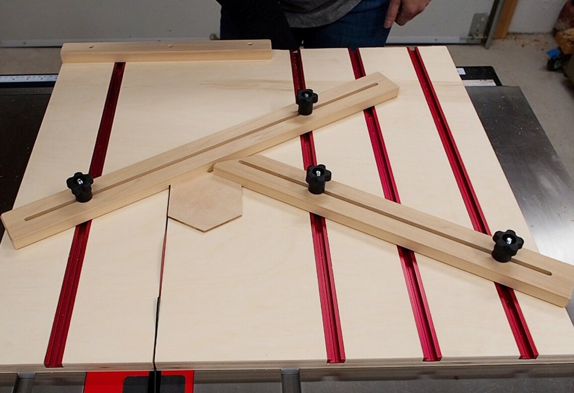 Polygon Cutting Jig | A Table Saw Sled to Cut Any Wooden Shape (hexagon ...