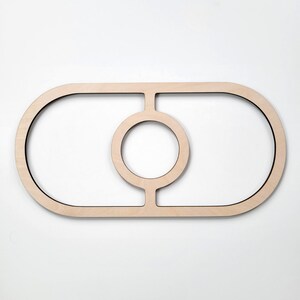 Oval 3-pocket Serving Tray ROUTER TEMPLATE | Template for Creating ...