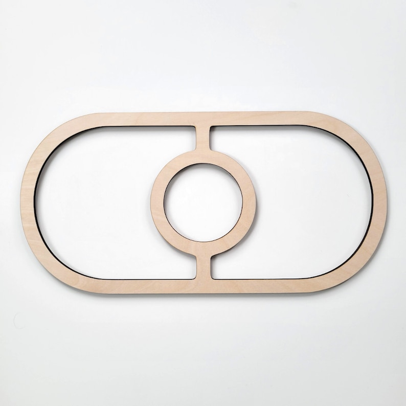 Oval 3-pocket Serving Tray ROUTER TEMPLATE | Template for Creating ...