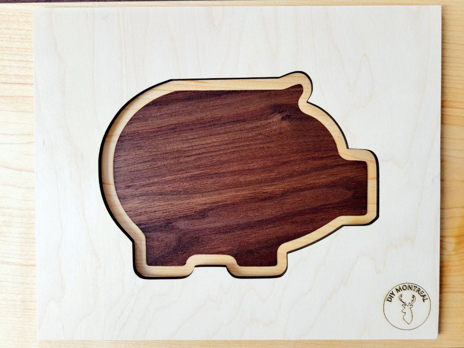 Pig Profile Router Inlay Template Plywood Template for Creating Epoxy ...