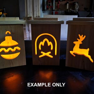 Christmas Lantern Templates | Acrylic Router Templates for the Holiday ...