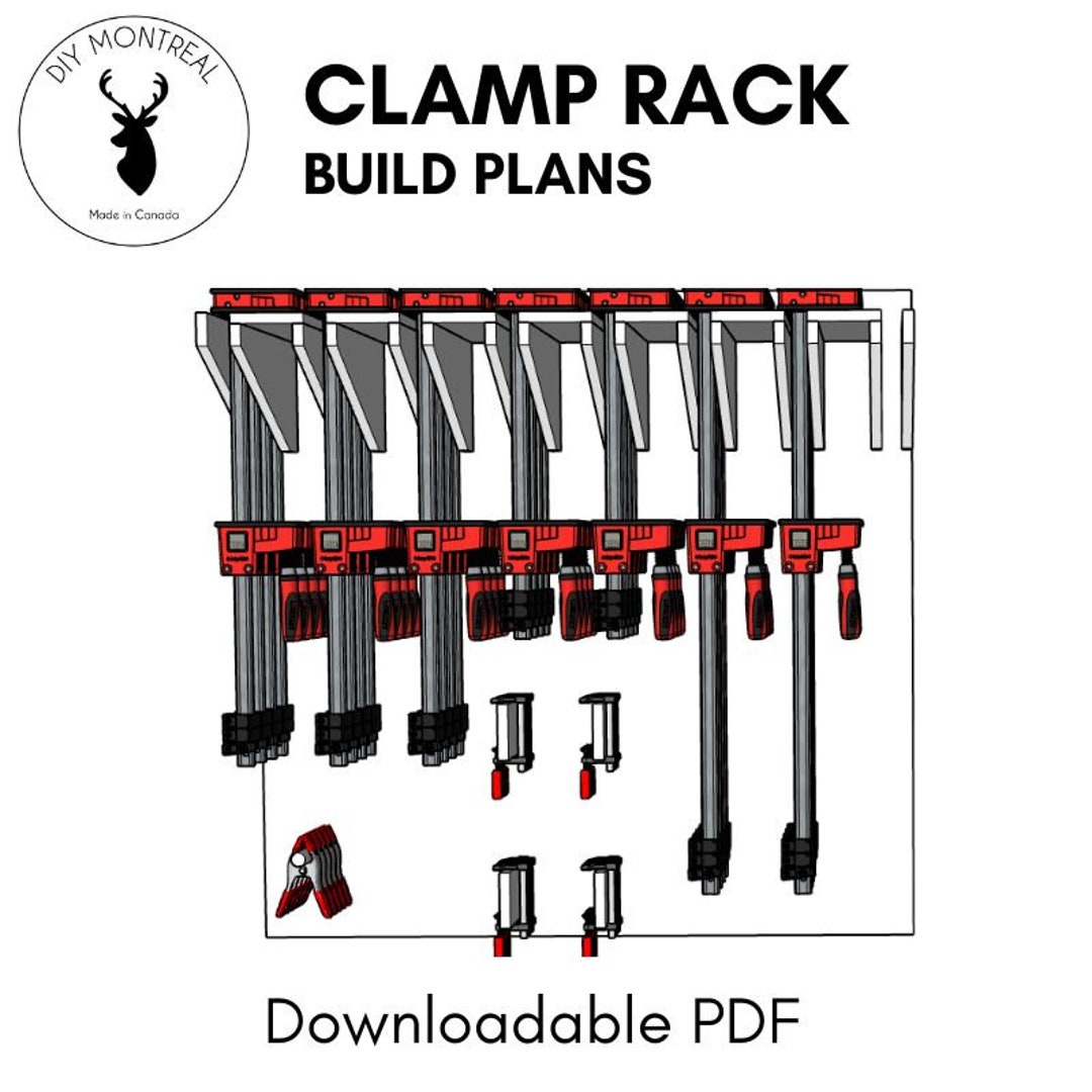 Clamp Rack | PDF Build Plans - Etsy