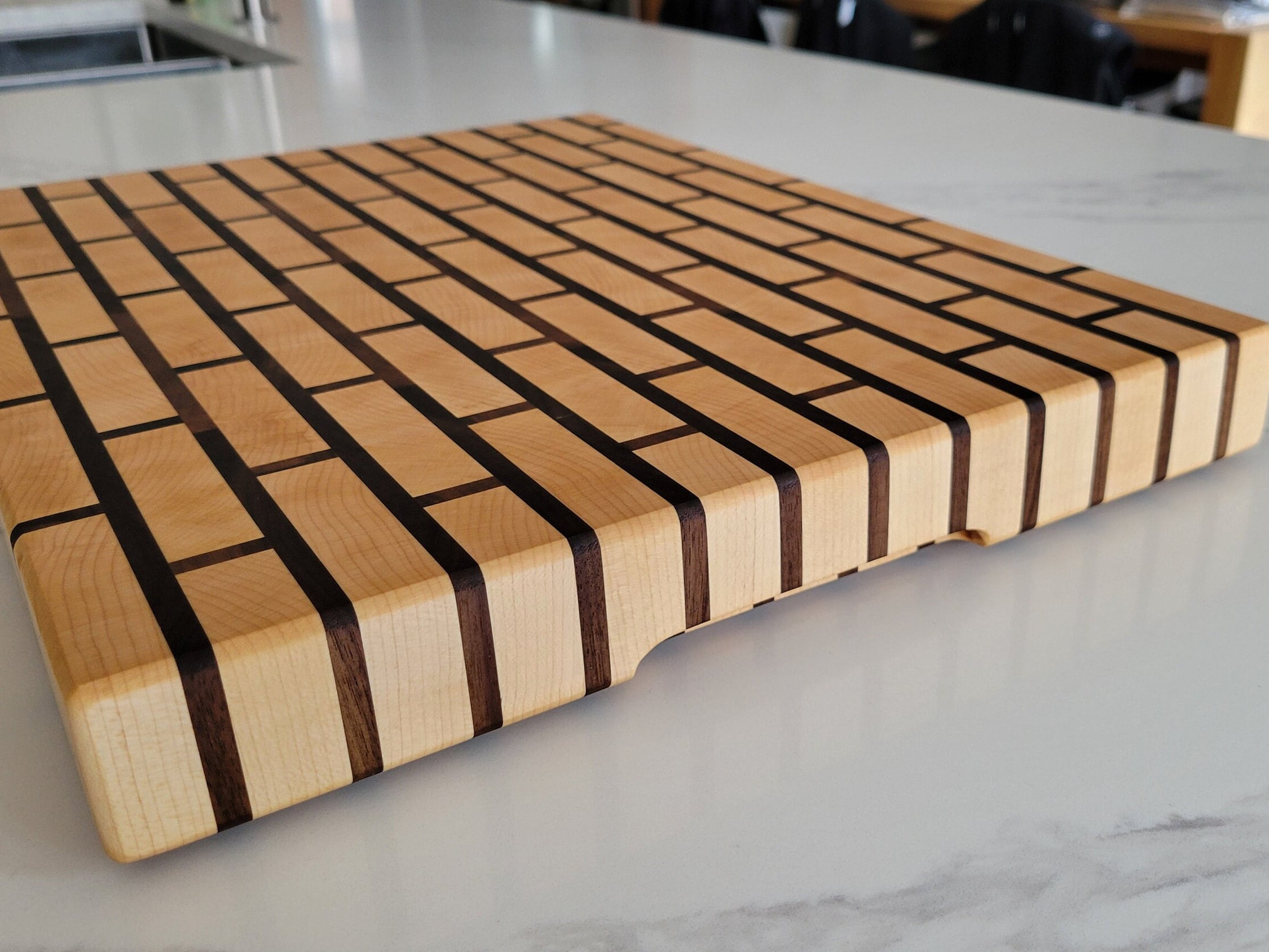 Brick Pattern End Grain Cutting Board | Build Plans | Woodworking | PDF ...