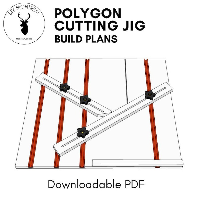 Polygon Cutting Jig | A Table Saw Sled to Cut Any Wooden Shape (hexagon ...