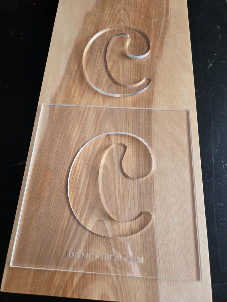 Letter Router Templates | Acrylic Router Template | Letters of the ...