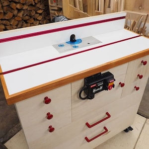 Router Table and Cabinet | PDF Build Plans - Etsy