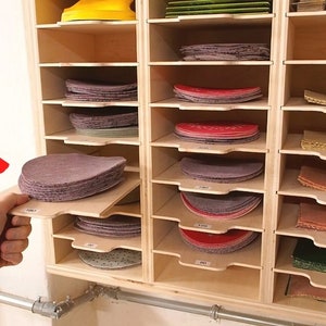 Sandpaper Organizer | Sanding Cabinet | Storage for Sandpaper, Sanding ...