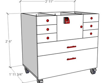 Router Table and Cabinet PDF Build Plans - Etsy