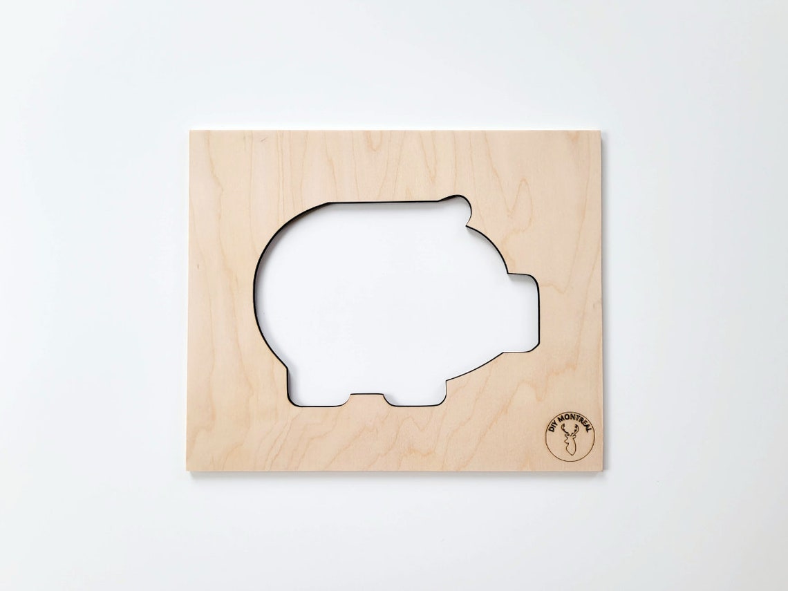 Pig Profile Router Inlay Template | Plywood Template for Creating Epoxy ...