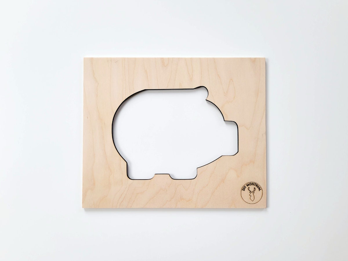 Pig Profile Router Inlay Template Plywood Template for Creating Epoxy ...
