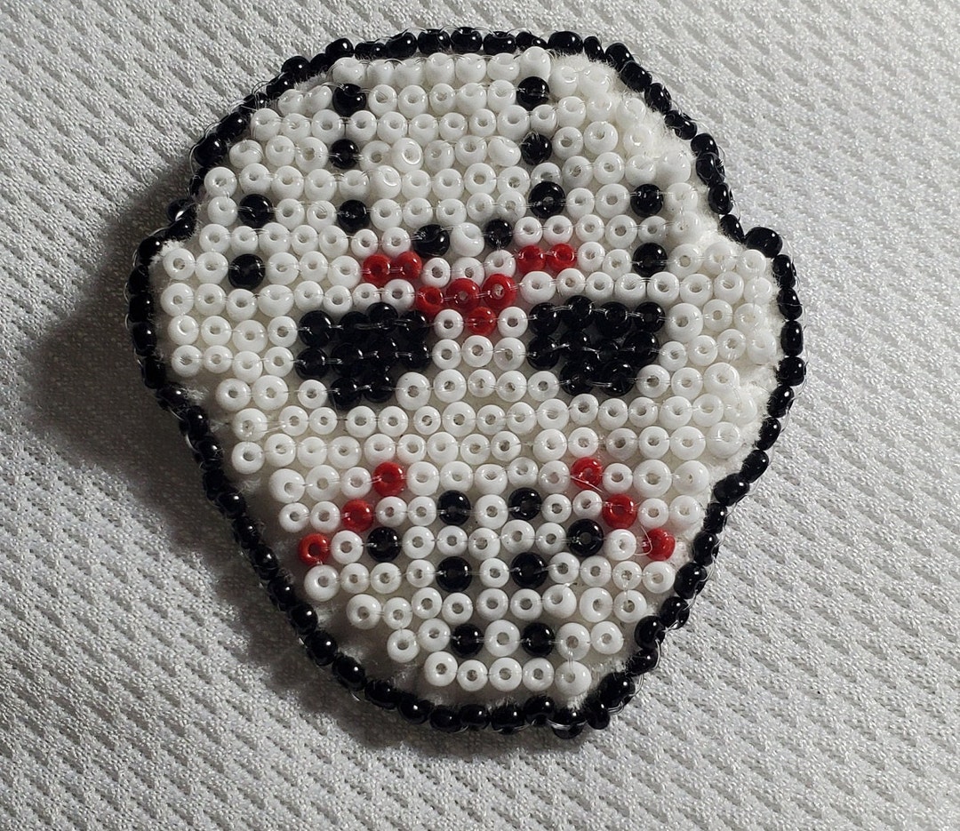 Jason Beaded Brooch - Etsy