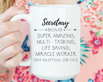 Secretary gift | Etsy