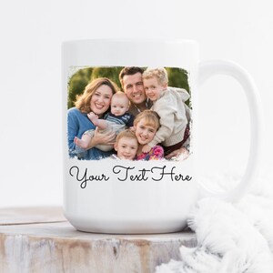 Custom Mug Photo Custom Coffee Mug With Picture Family Photo | Etsy
