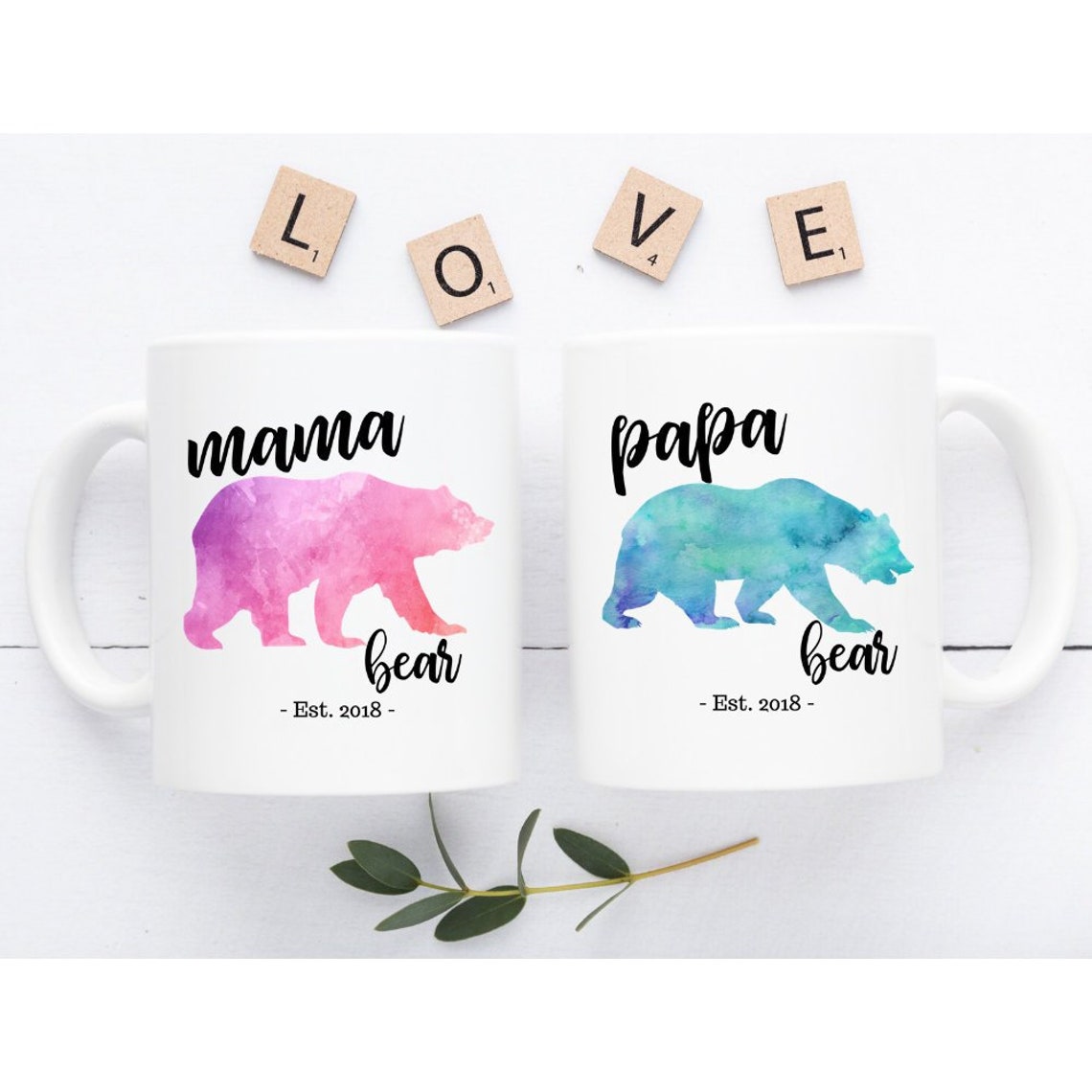 Mom and Dad Mugs New Parents Gift Mom Dad Mug New Mom and - Etsy