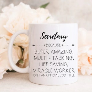 Secretary Gift, Gift for Secretary, Secretary Day Gift, Secretary ...