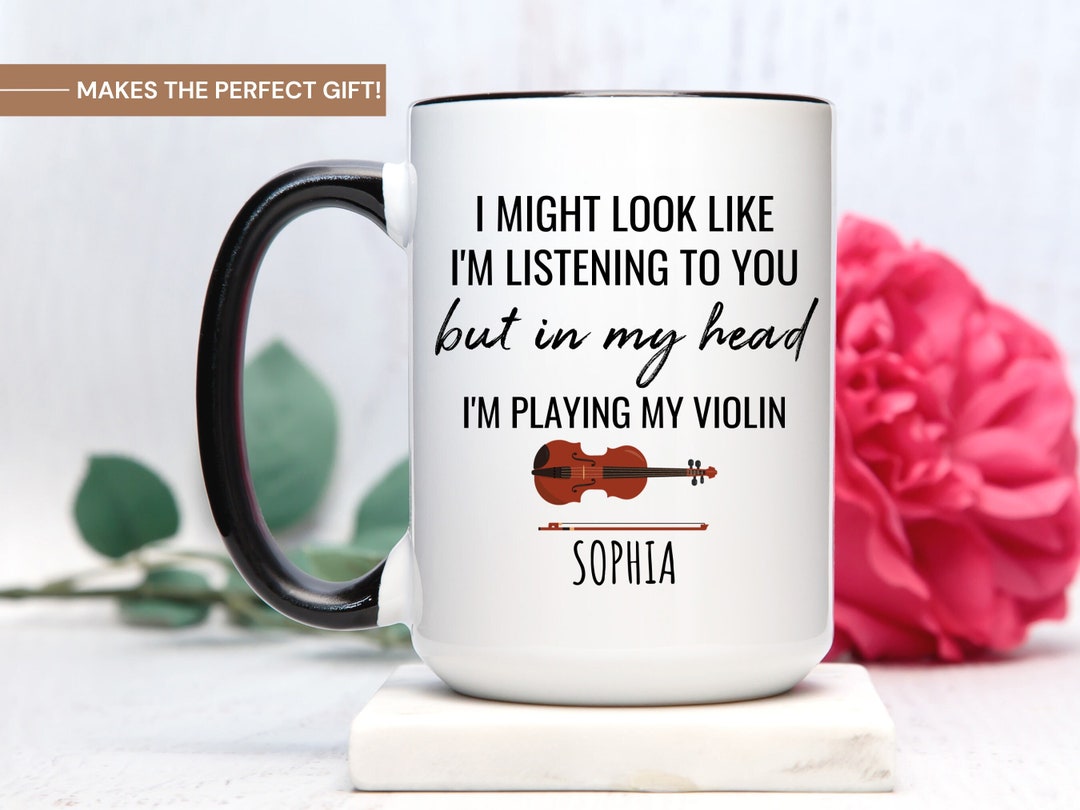 Violin Mug, Violin Player Gifts, Violin Coffee Mug, Violin Gifts ...