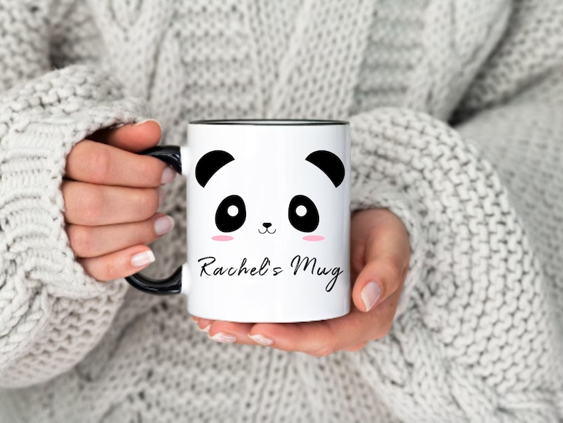 Personalized Panda Mug, Panda Gifts, Panda Decor, Panda Cup, Panda Love ...