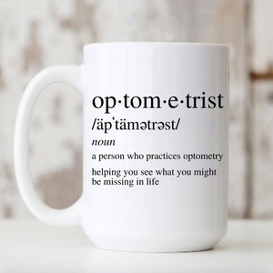 Optometrist Gift, Optometry Gifts, Optometrist Mug, Optometry Mugs ...