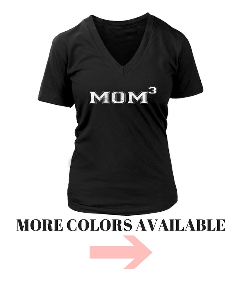 Mom 3 Shirt Mom Cubed Shirt Mother of 3 Shirt Mother's | Etsy