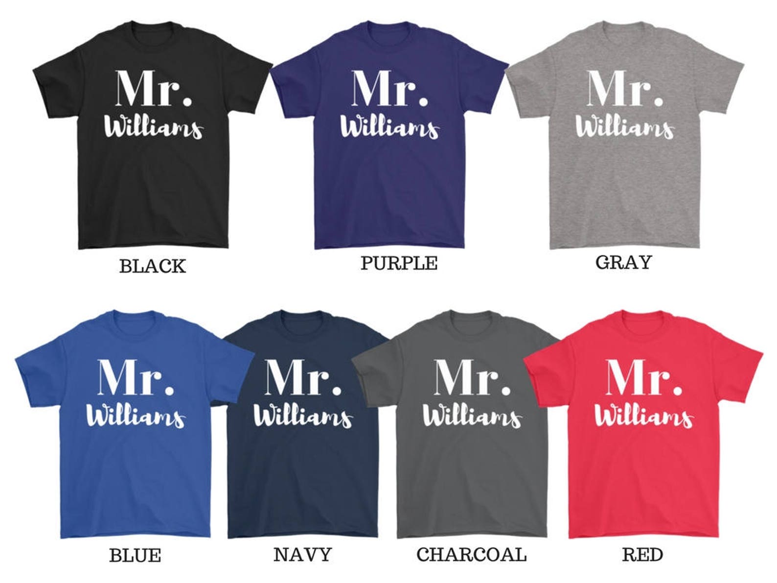 Mrs and Mr Shirts Mr and Mrs Shirts Couples Shirts | Etsy