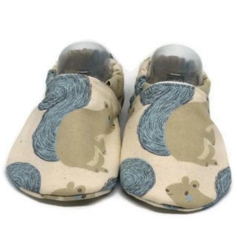 Squirrel Shoes Baby Shoes Squirrel Squirrel Baby Slippers | Etsy