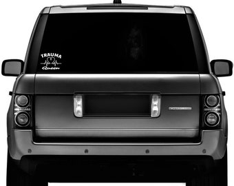 Trauma Queen Sticker - Etsy