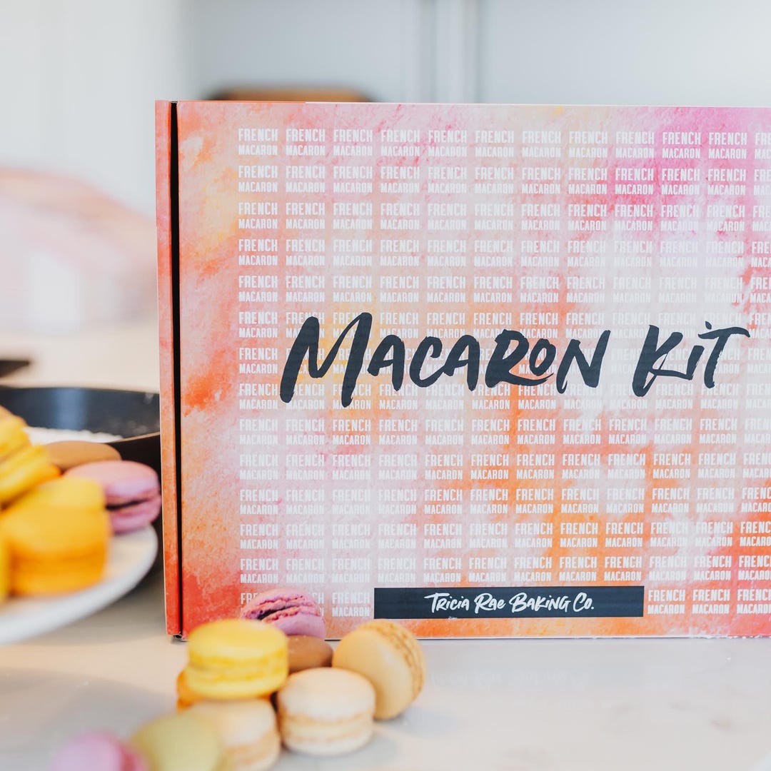 French Macaron Kit, Baking Kits, Valentine's Day Gift, DIY Baking Kit ...
