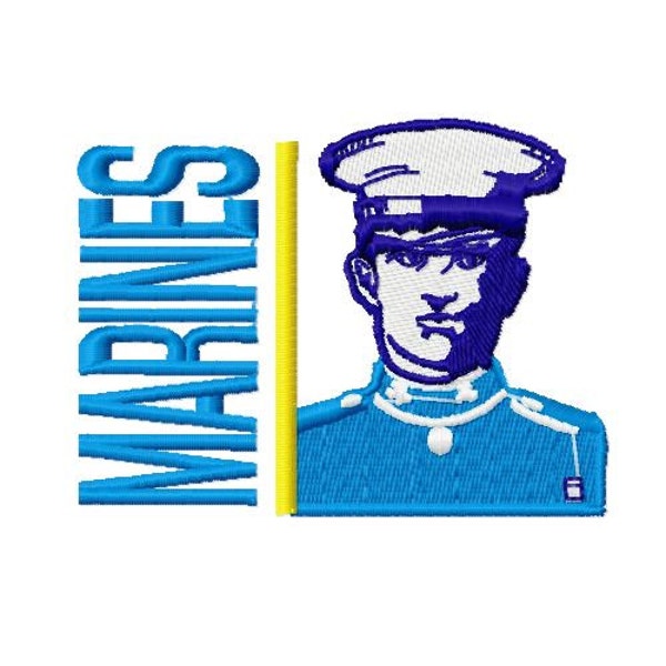 Marine Corps Embroidery Design - Etsy
