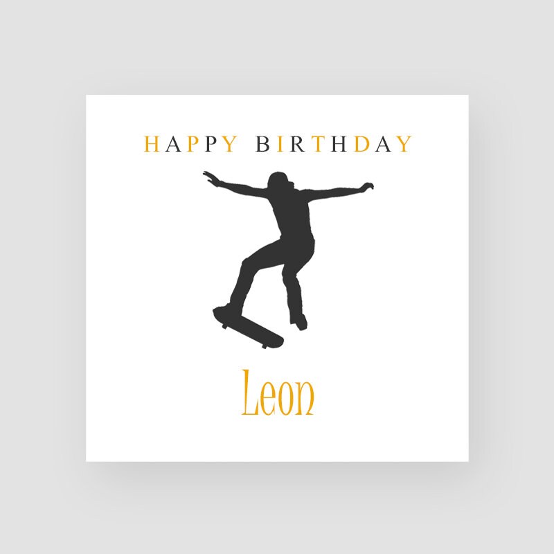 Skateboard Birthday - Etsy