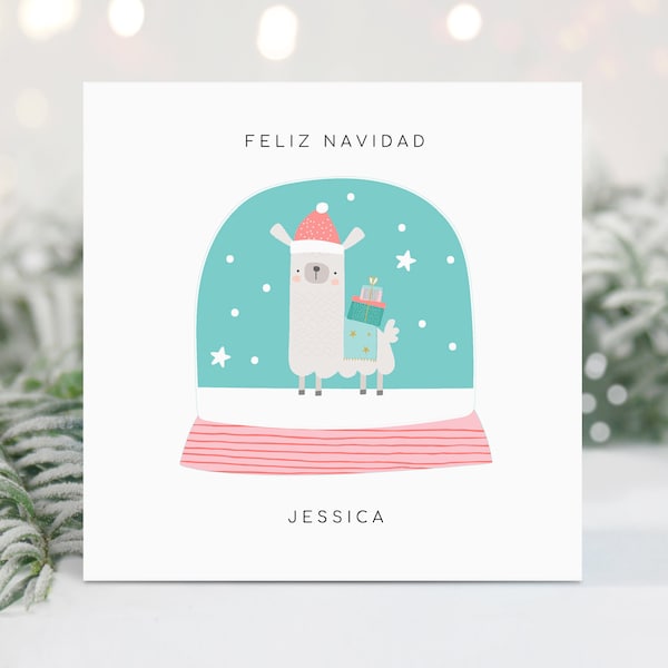 Spanish Holiday Card - Etsy