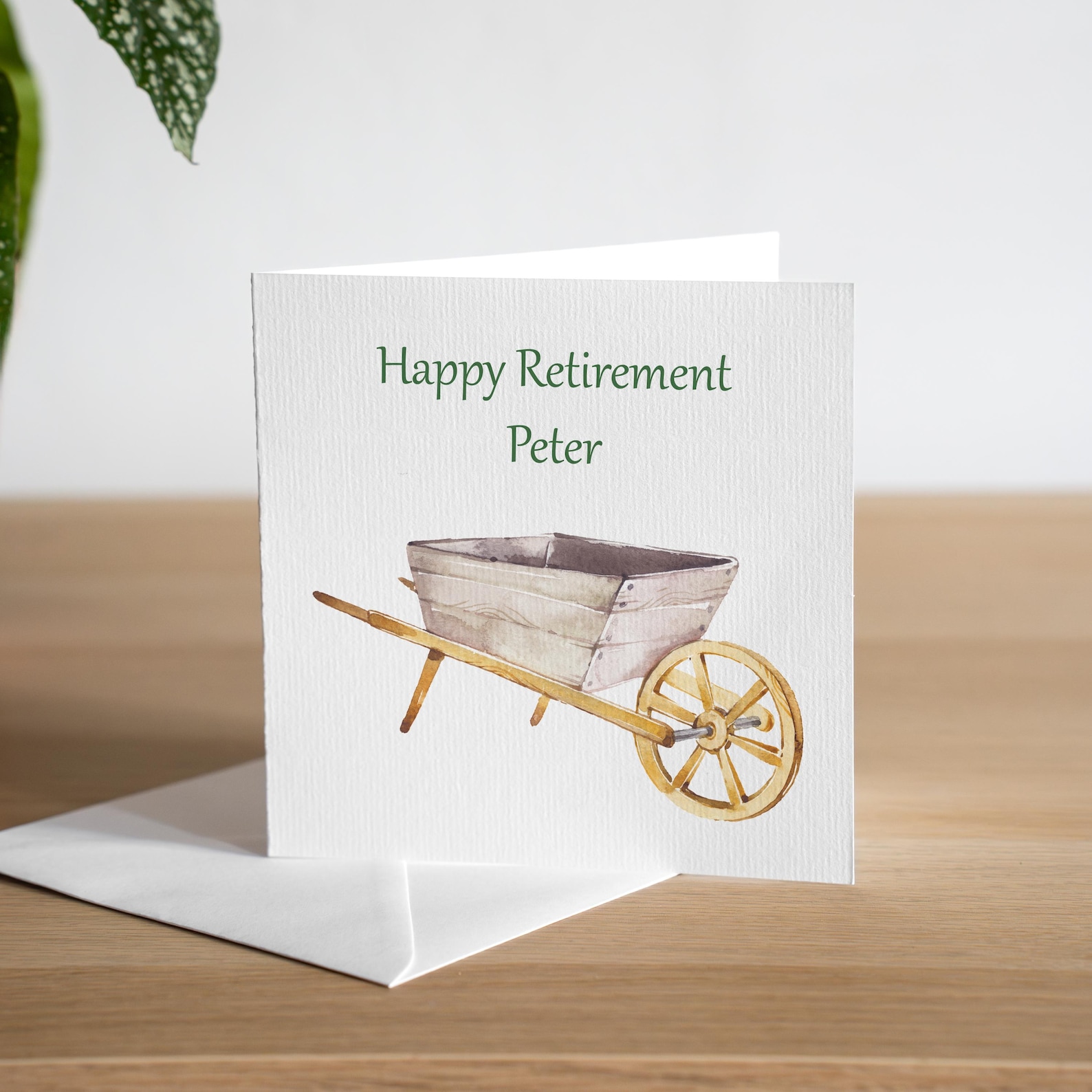 Personalised Retirement Card for Him - Retirement Card for Gardener ...