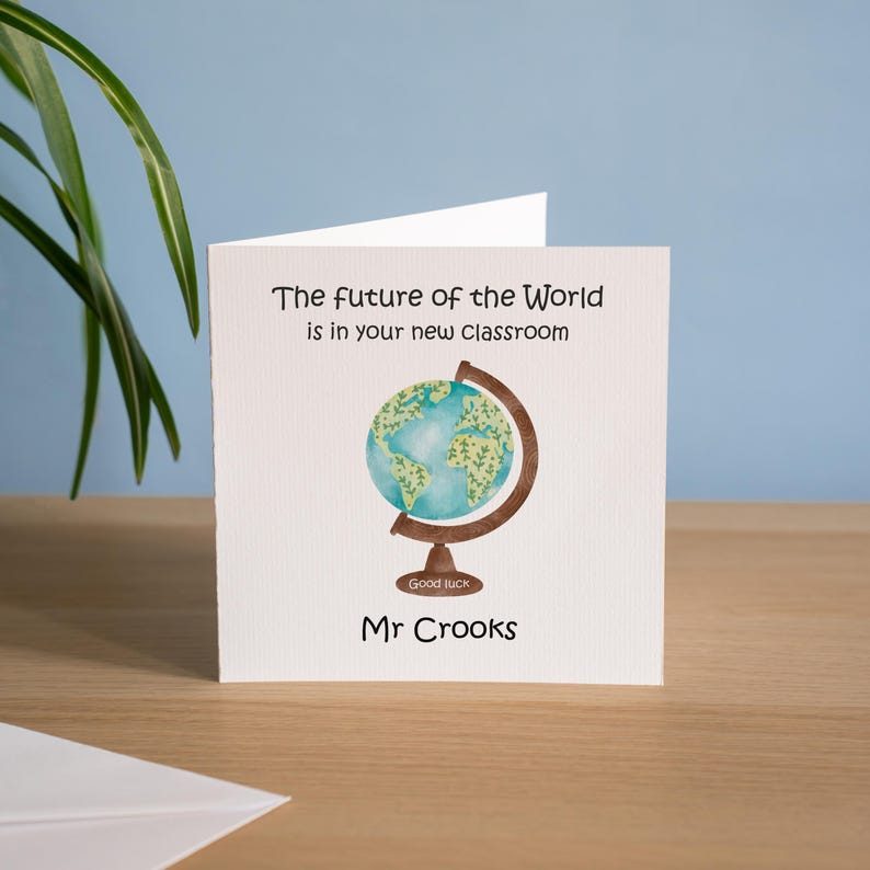 Personalised Congratulations on Becoming a Teacher - New Job Teacher ...